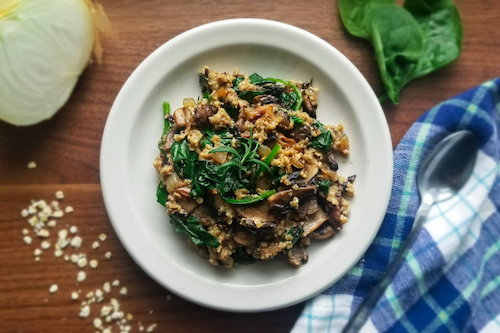 Savory porridge - Strongr Fastr: AI Nutrition, Workouts, and Meal Planner